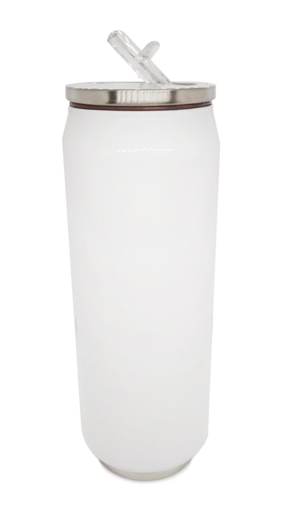 TERMO LATA BLANCO C/POPOTE – Tazas y Termos Únicos